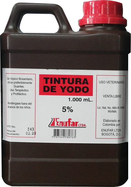 Tintura De Yodo 5%